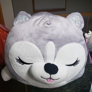 Justice | Other | Jumbo Heather The Husky Squishmallow | Poshmark